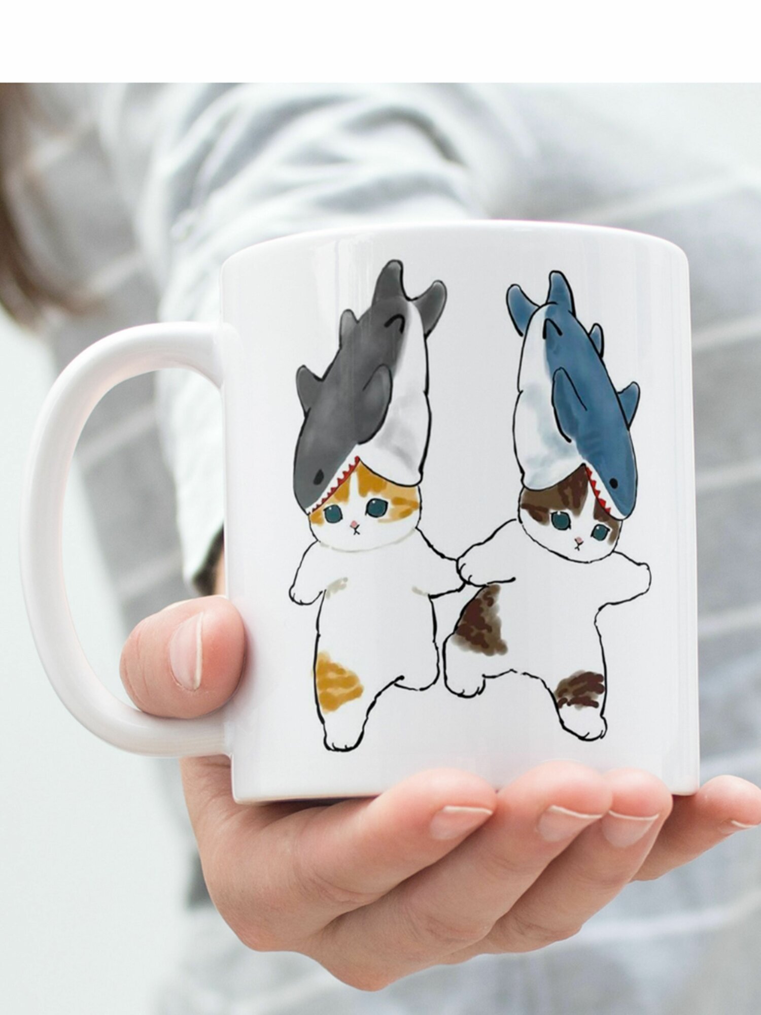 Кружка "Котик Акула"