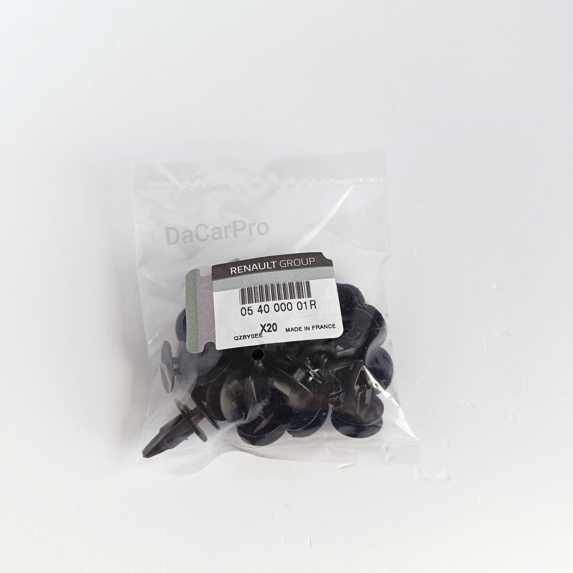 Клипса крепления 20 шт. 054000001R Renault Megane Logan Sandero / Nissan Qashqai Note Micra и др.