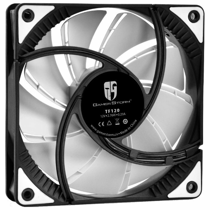 Вентилятор для корпуса 120mm Deepcool TF120S White