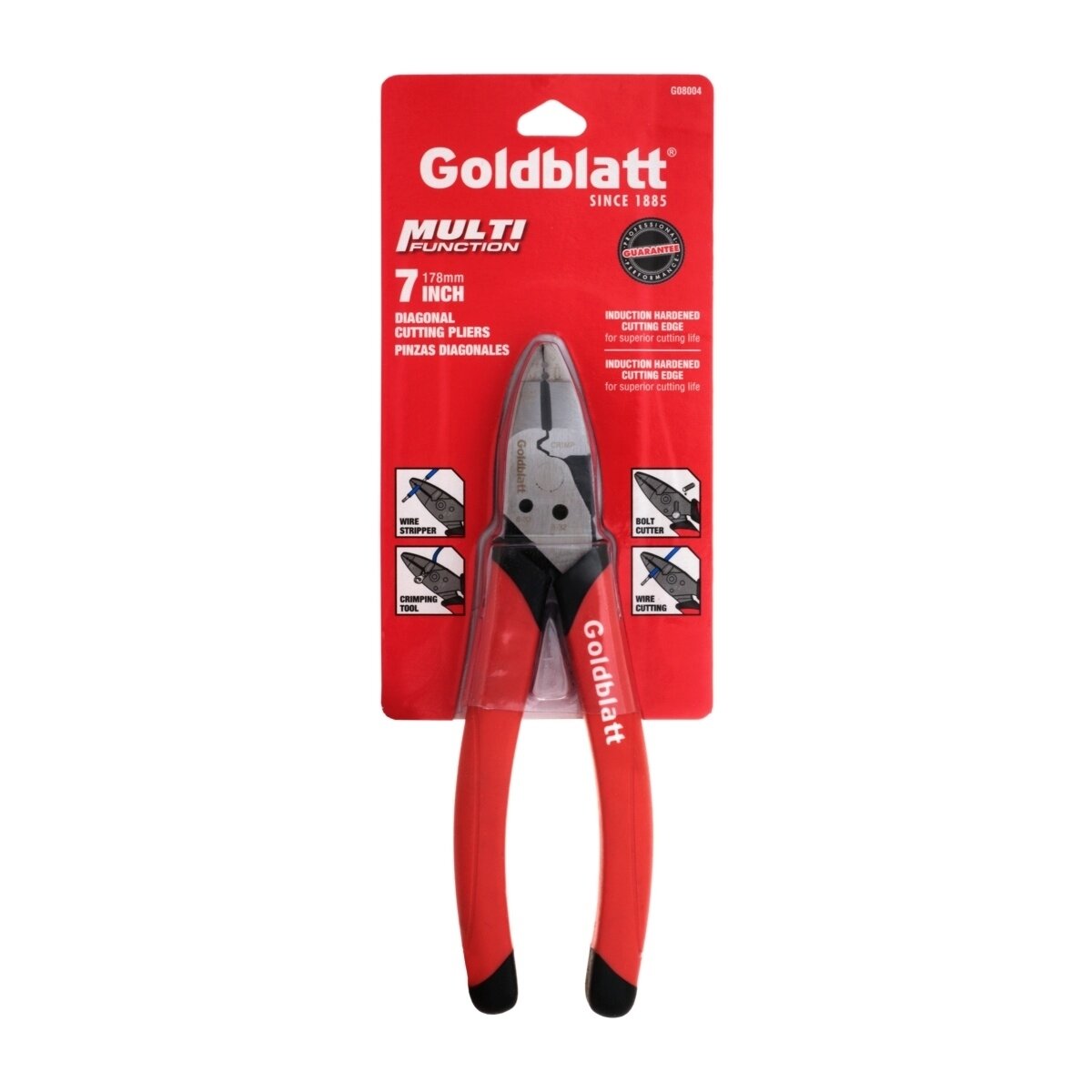 Многофункциональные бокорезы Goldblatt Diagonal Cutting Pliers G08004