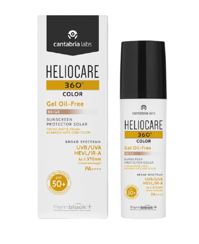 Cantabria Labs Heliocare 360º Color gel oil-free beige sunscreen SPF 50+ Тональный солнцезащитный гель с SPF 50+ (бежевый) 50 мл.