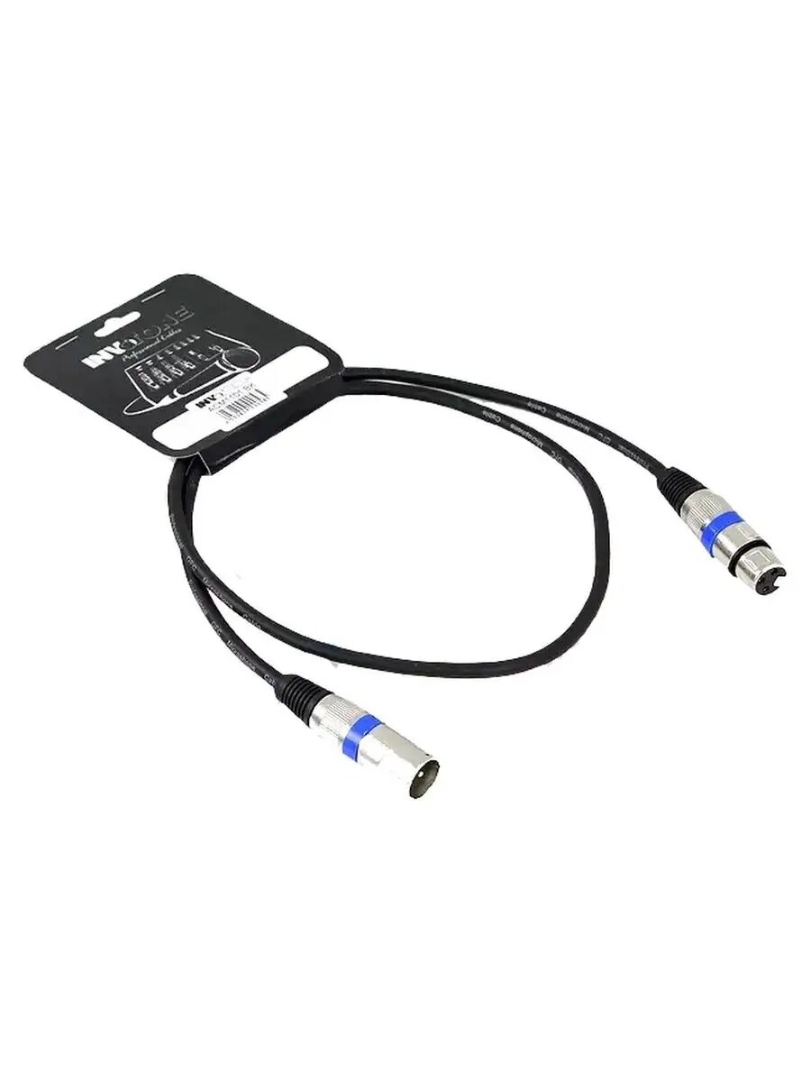 Микрофонный кабель XLR(папа) - XLR(мама)