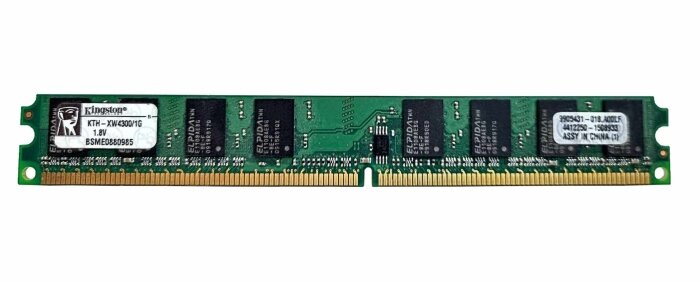 Оперативная память низкопрофильная DDR2 1Gb PC2-5300 Kingston KTH-XW4300/1G