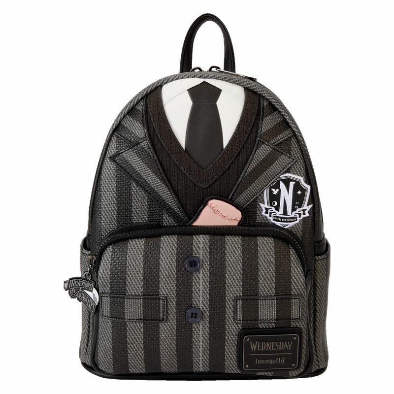 Мини-Рюкзак Loungefly Nevermore Academy Uniform Wednesday, Уэнсдей Аддамс