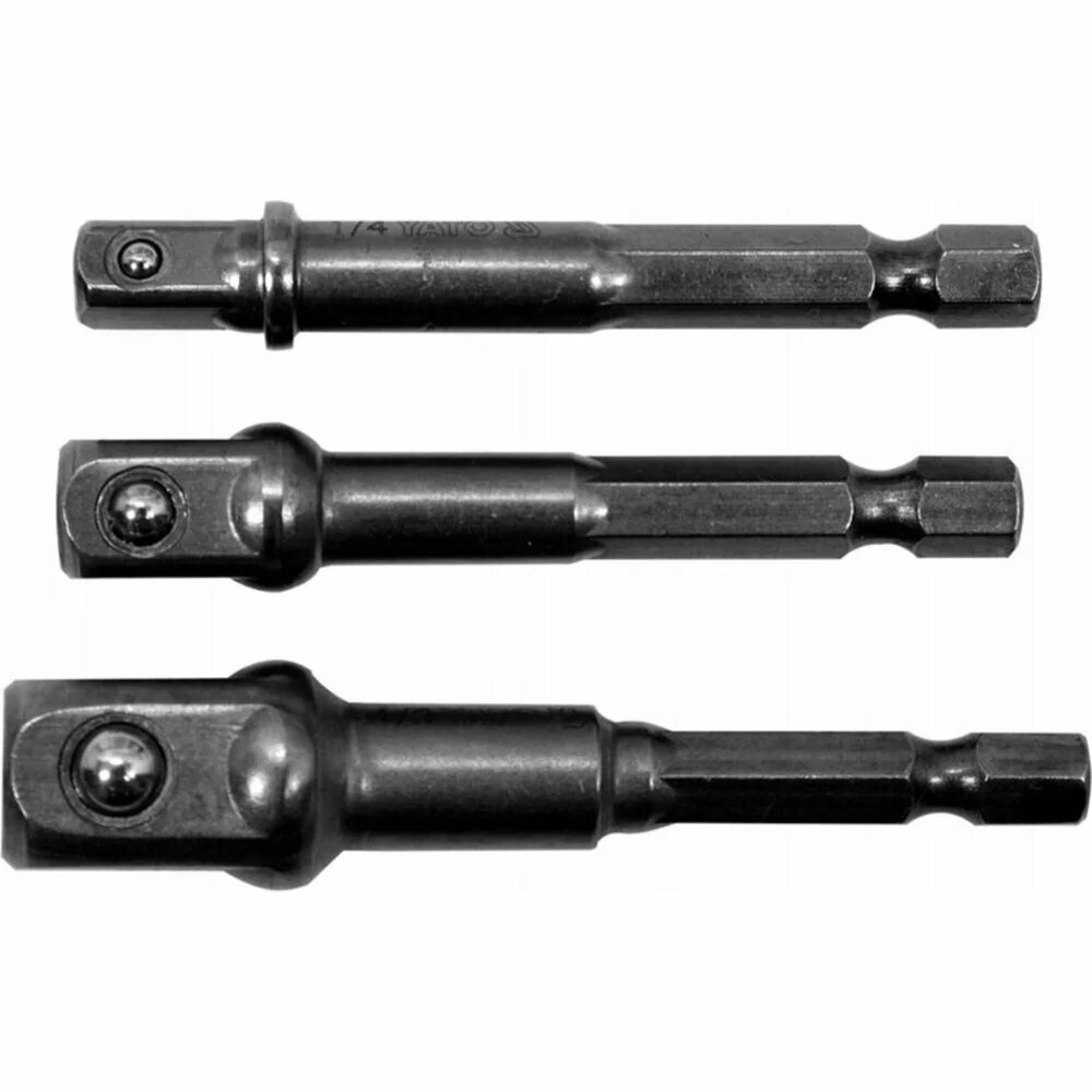 Набор адаптеров 3 шт 1/4", 3/8", 1/2" YATO YT-04685