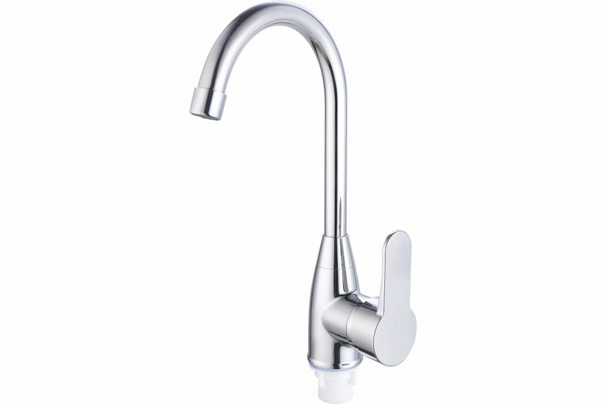 Смеситель для кухни РМС с высоким изливом, из высокопрочного пластика PL5CH-017F