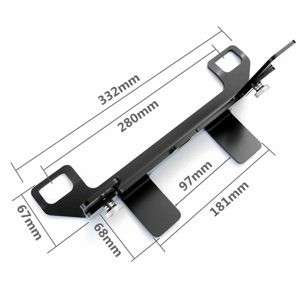 Универсальный стальной кронштейн крепления ISOFIX для автокресел