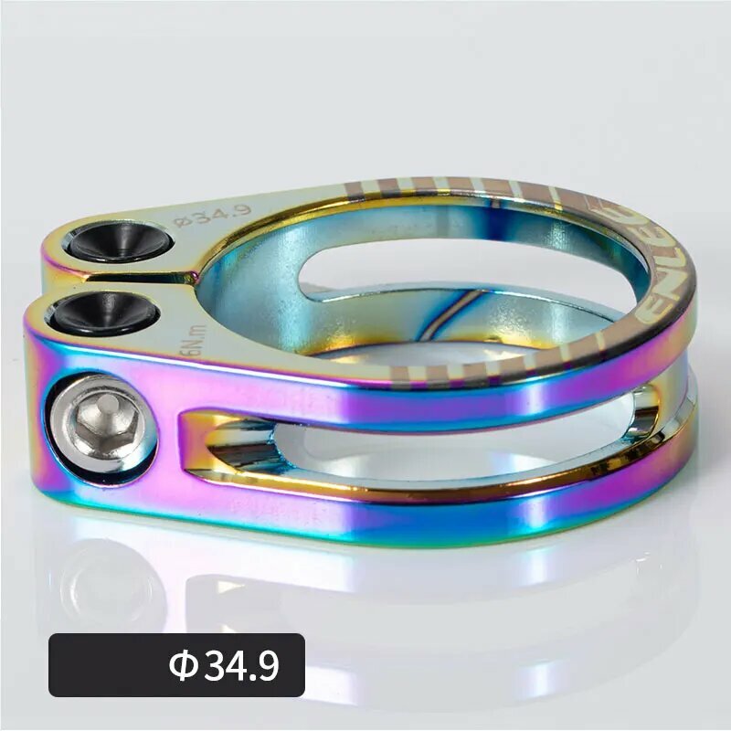 ENLEE Быстросъемный зажим для седла 31,8/34,9 мм colorful 34.9