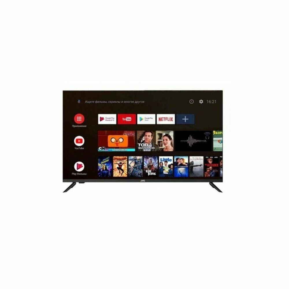 Телевизор JVC LT-32M597 Android HD разрешение 1366x768 32" частота обновления 60 Гц 60 LED — фото 1