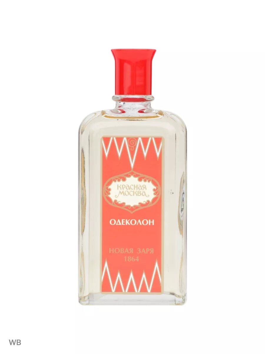 Одеколон "Красная Москва" 85 мл флакон стекло фабрика Новая Заря