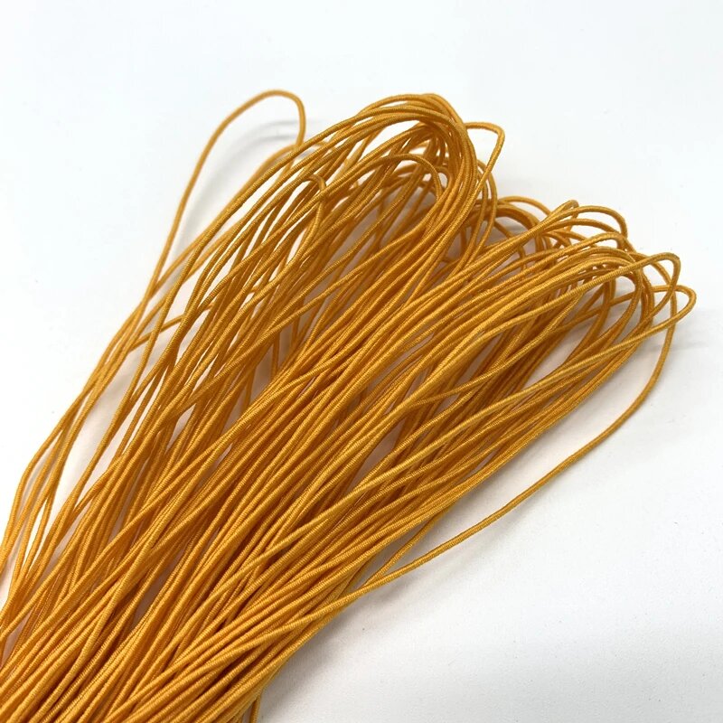 21 ярдов, 1 мм, красочная высокоэластичная круглая эластичная лента, круглая эластичная веревка, резиновая лента, эластичная линия, аксессуары для шитья своими руками