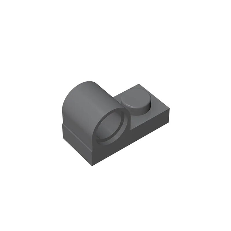 Серый LEGO® Brick 1x2 с отверстием (199-dark grey)
