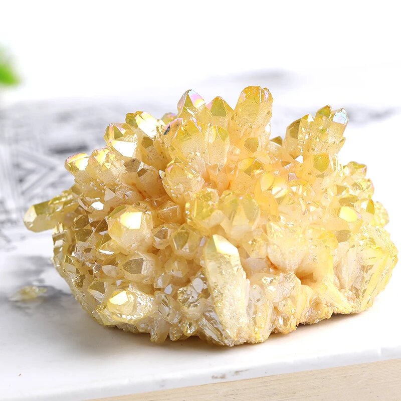 Кристалл кварца, Harmonious Crystalloid Светло-желтый, 20-40g, style5