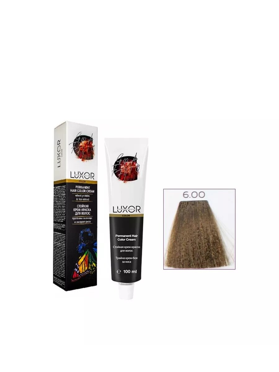 Профессиональная крем-краска для волос Luxor Professional 6.00 100 мл