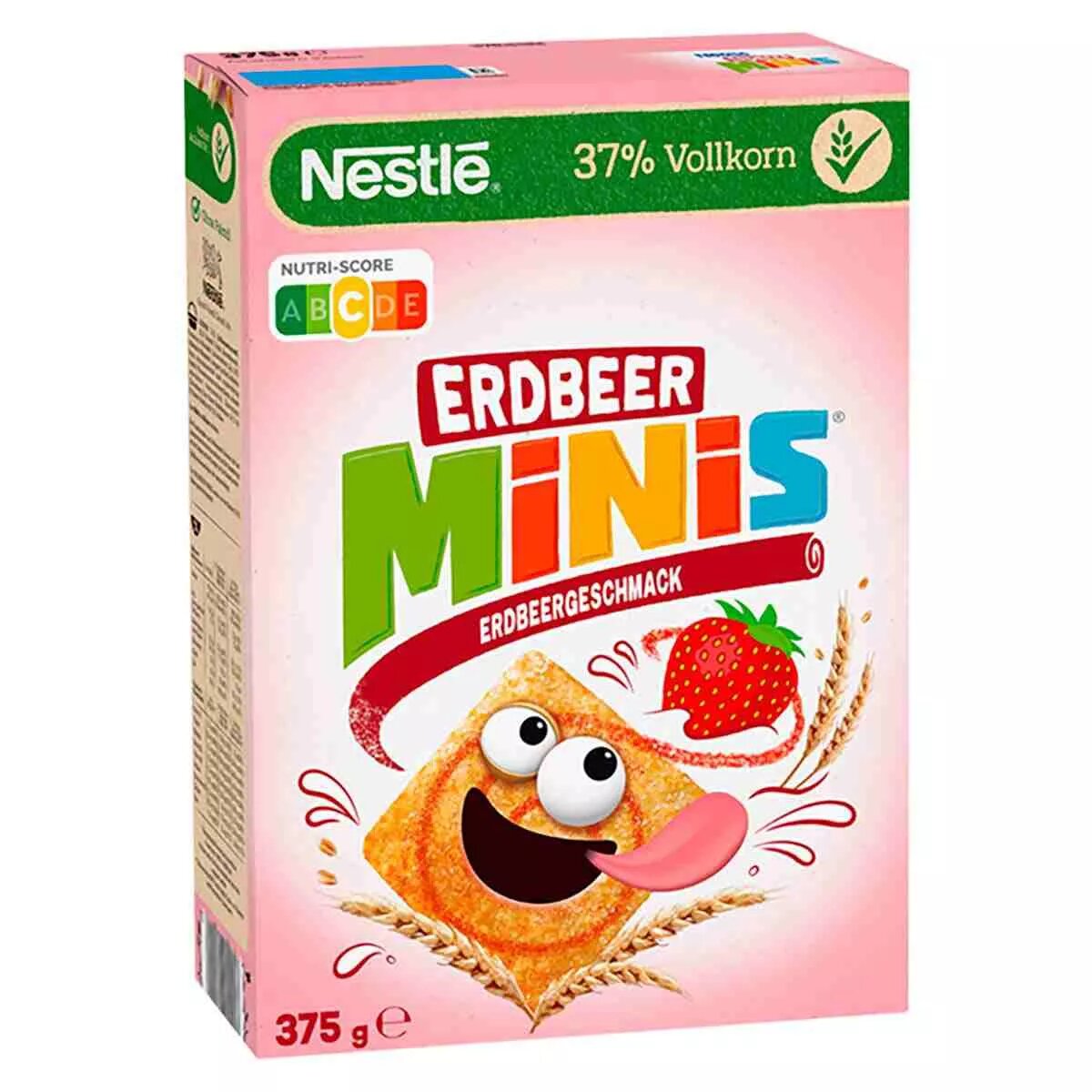 Сухой завтрак Nestle Cini Minis Srawberry, с клубникой 375 гр