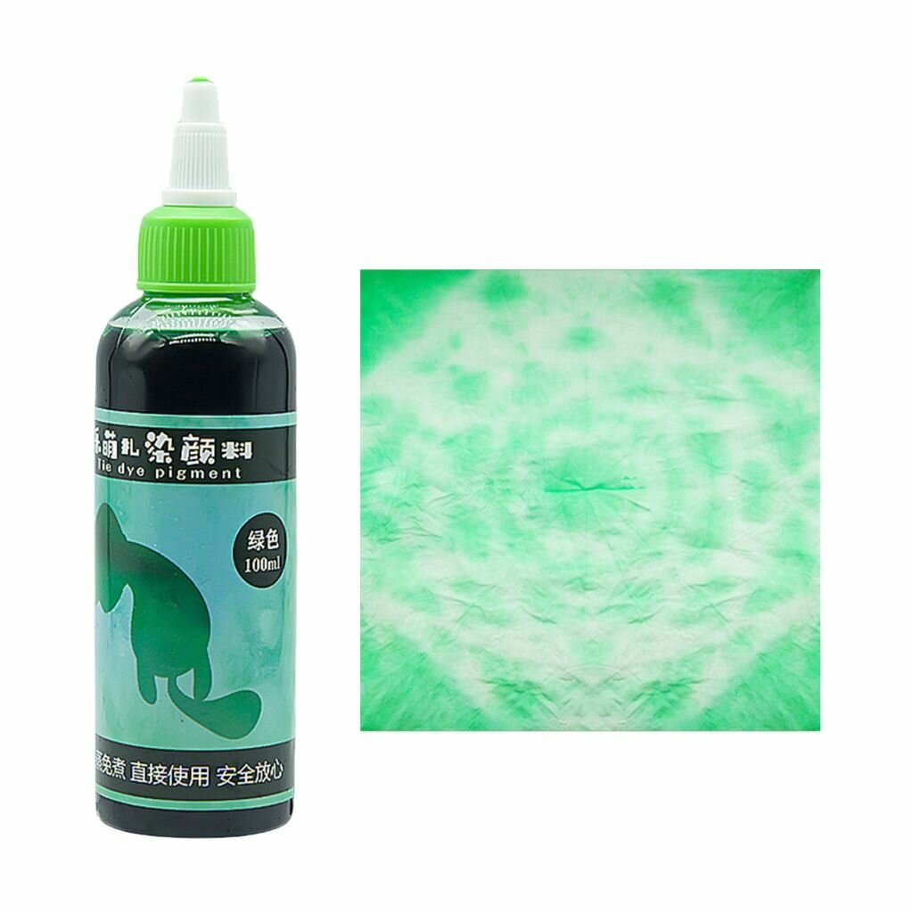 Форма для свечей,100 мл красителя для ручного крашения - Зеленый, 1 шт.