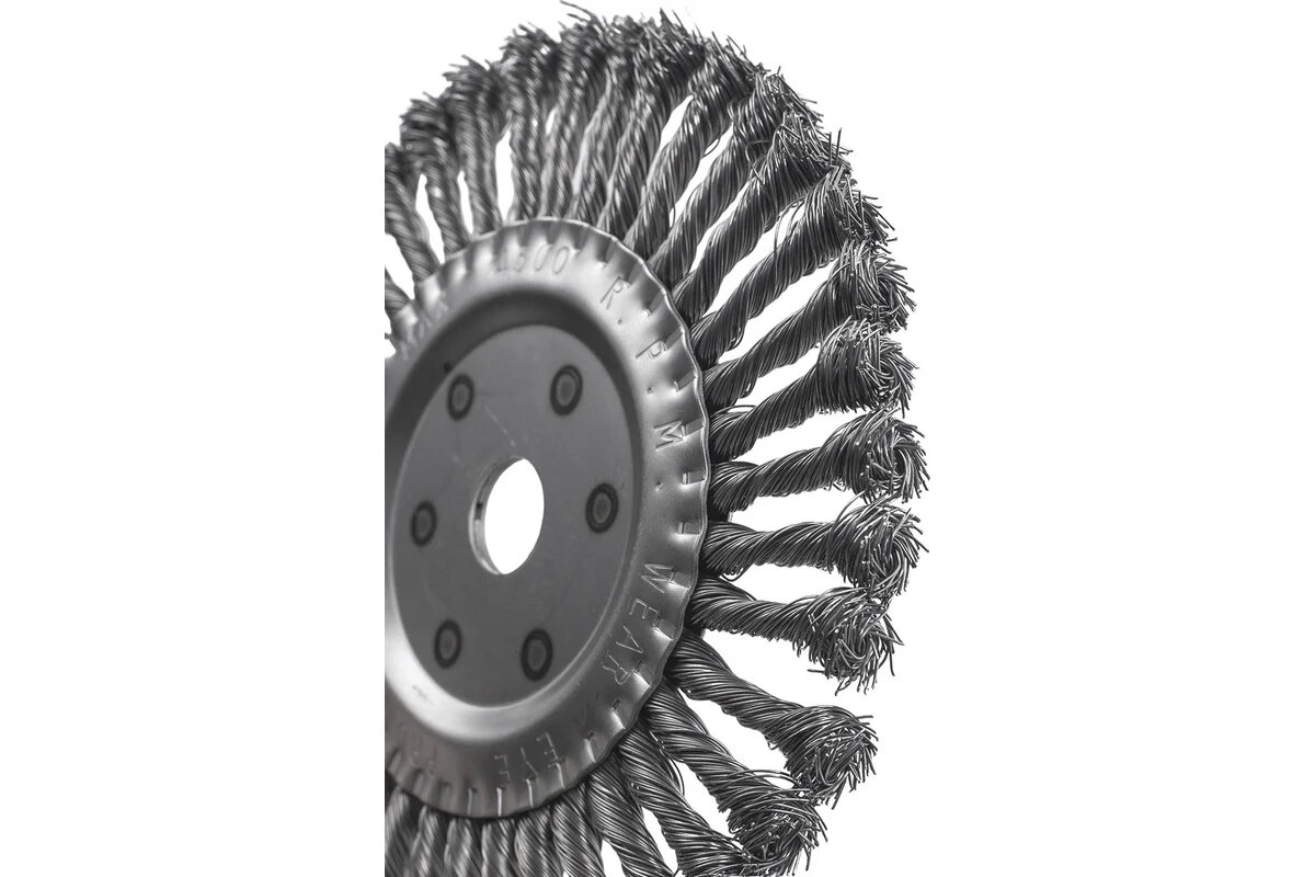 VIRA Щетка для УШМ плоская крученая 200 мм 577200