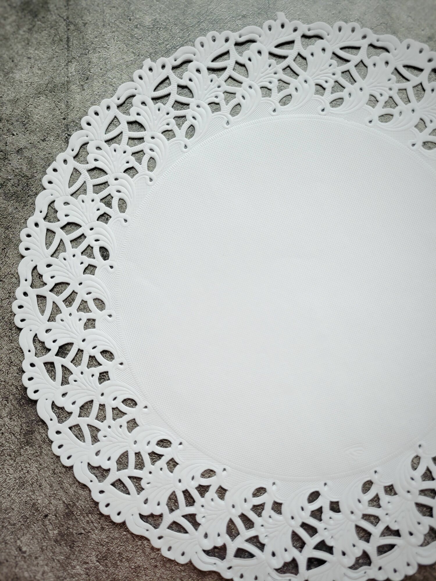 Салфетка одноразовая, подложка бумажная белая под чашку 14 см, 235 шт, Garcia de Pou. Испания