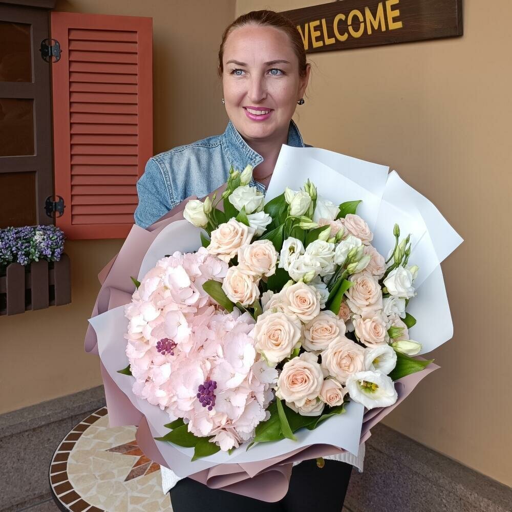 Букет «Кремовый флер»