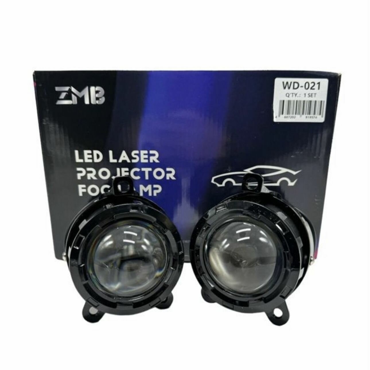 Лазерные противотуманные фары, светодиодные туманки, Laser LED ПТФ, Лада Приора, Шевроле Нива 1, Газель Бизнес, Газель Некст, 2 шт.