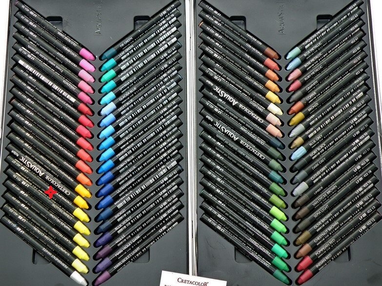 Cretacolor Масляная водорастворимая пастель "Aqua Stic", цвет 107 Кадмий лимонный sela25