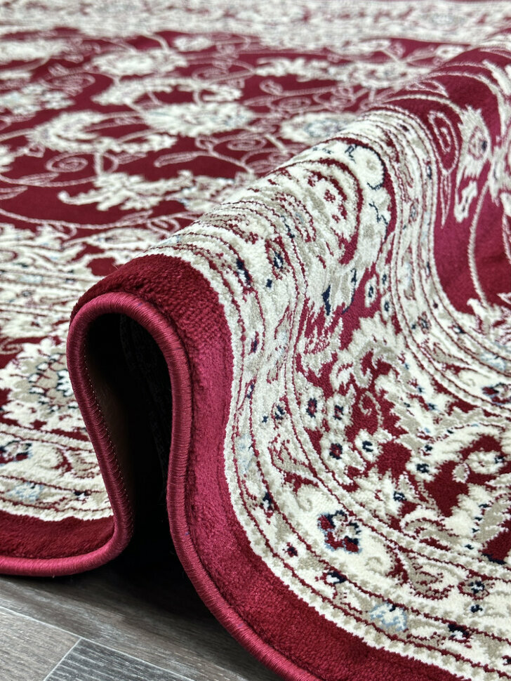 Ковер, Прямой, бордовый, бежевый, серый, классический, на пол, в гостиную, спальню, в ассортименте (80 см. на 150 см.)