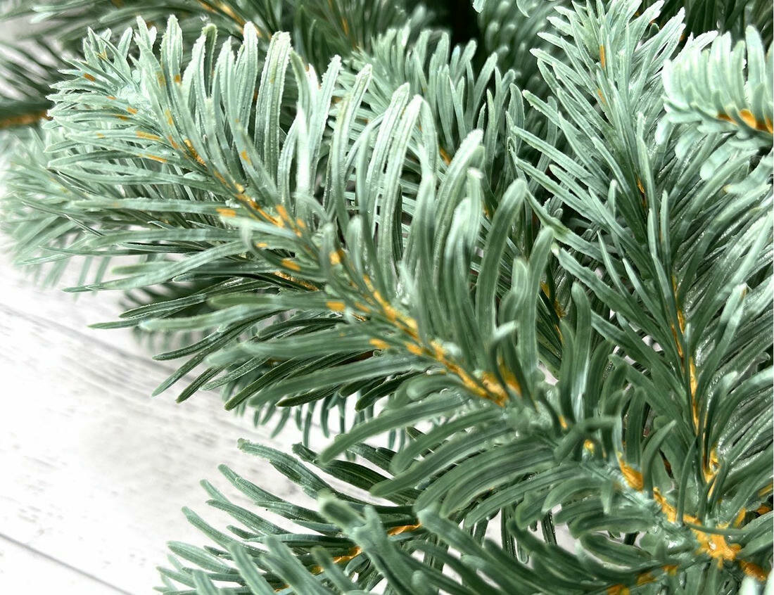 Хвойная гирлянда ождественская, хвоя литая 100%, 180х33 см, Christmas Deluxe