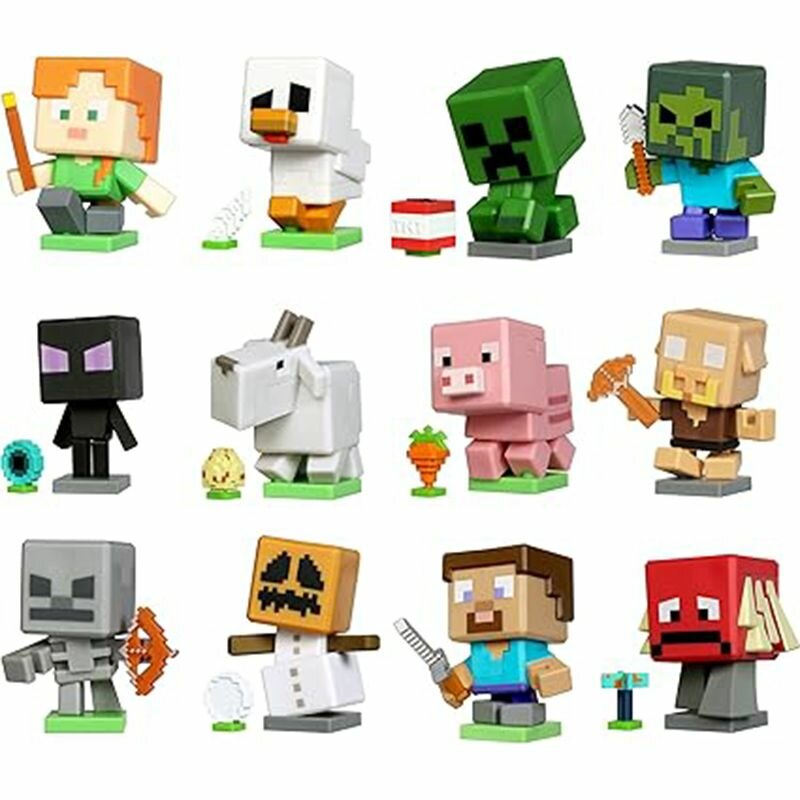 Moose Treasure X Minecraft / Съемная Мини-строительная Игрушка, Детский Набор Строительных Блоков