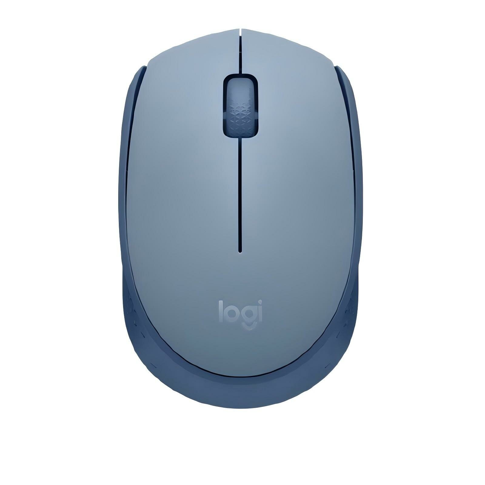 Мышь беспроводная компьютерная Logitech M170, мышка игровая, для ноутбука, высокоточная, Синий
