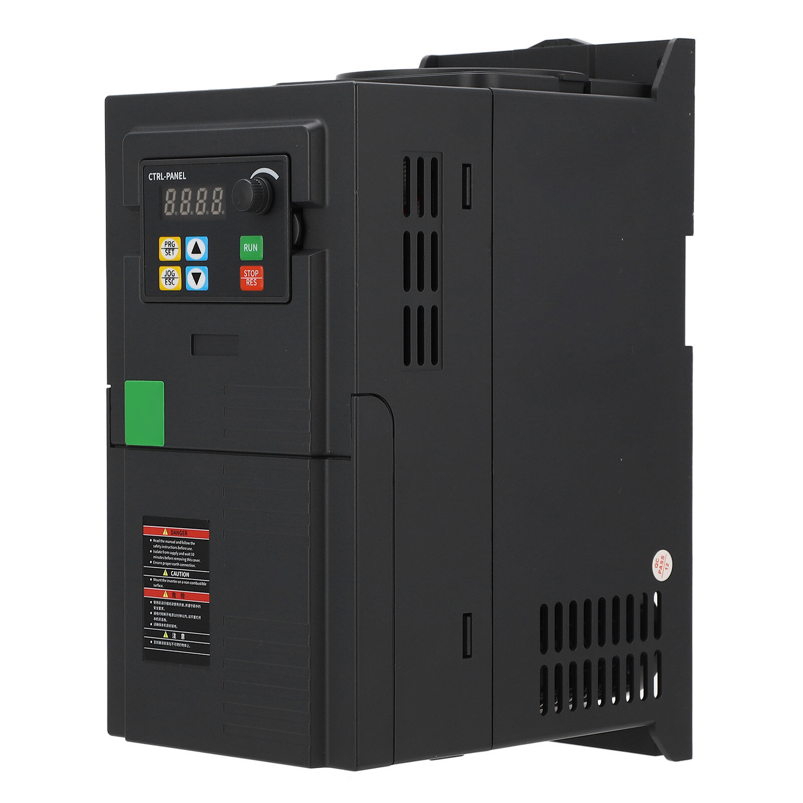 Преобразователь частоты векторный, 1 фаза 220-240В -> 3 фазы 0-240В, 5 кВт, RS485, тормозной модуль