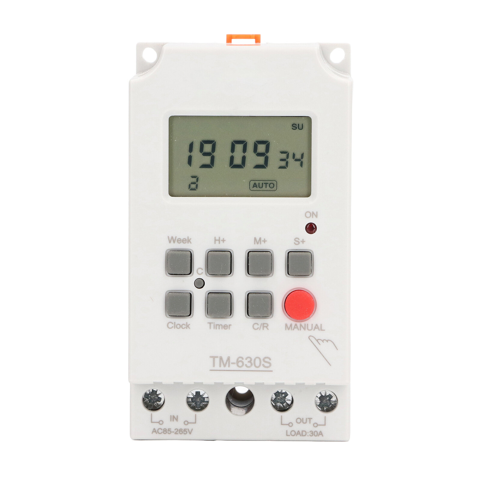 Вторая настройка цифрового таймера, 7-дневный, программируемый, AC85-265V, 30A