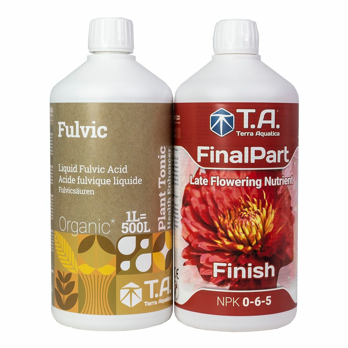 Комплект удобрений Terra Aquatica FinalPart (Ripen) + Fulvic (Diamond nectar) GHE 2x1 л