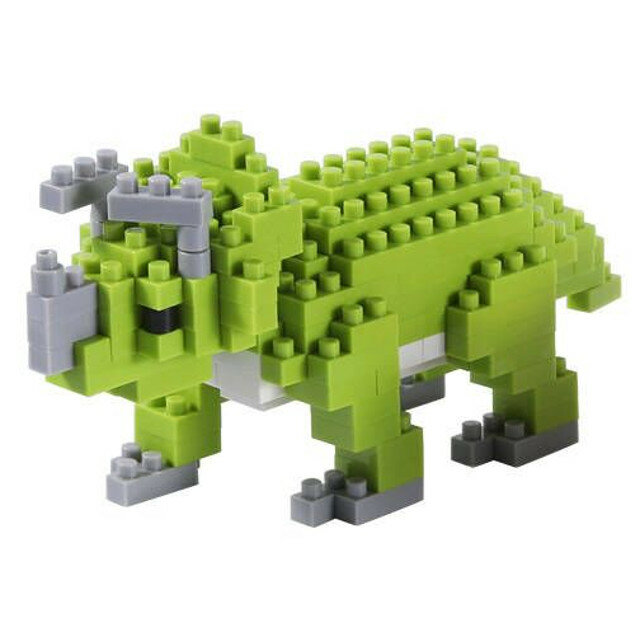 Конструктор Динозавр MU-TOY1093C, 10х5 см, зеленый, 148 деталей