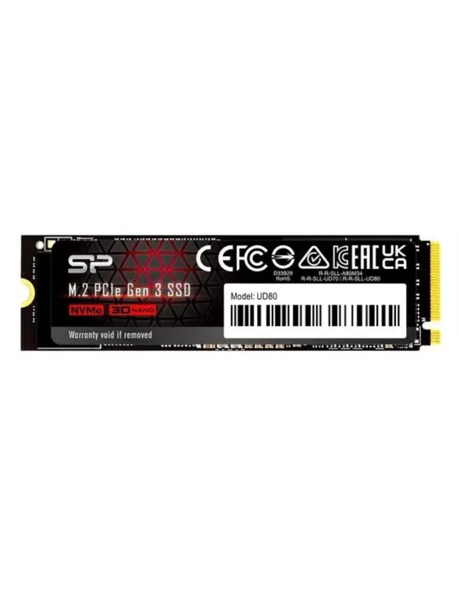 500 ГБ M.2 NVMe накопитель UD80 SP500GBP34UD8005 - PCIe 3.0