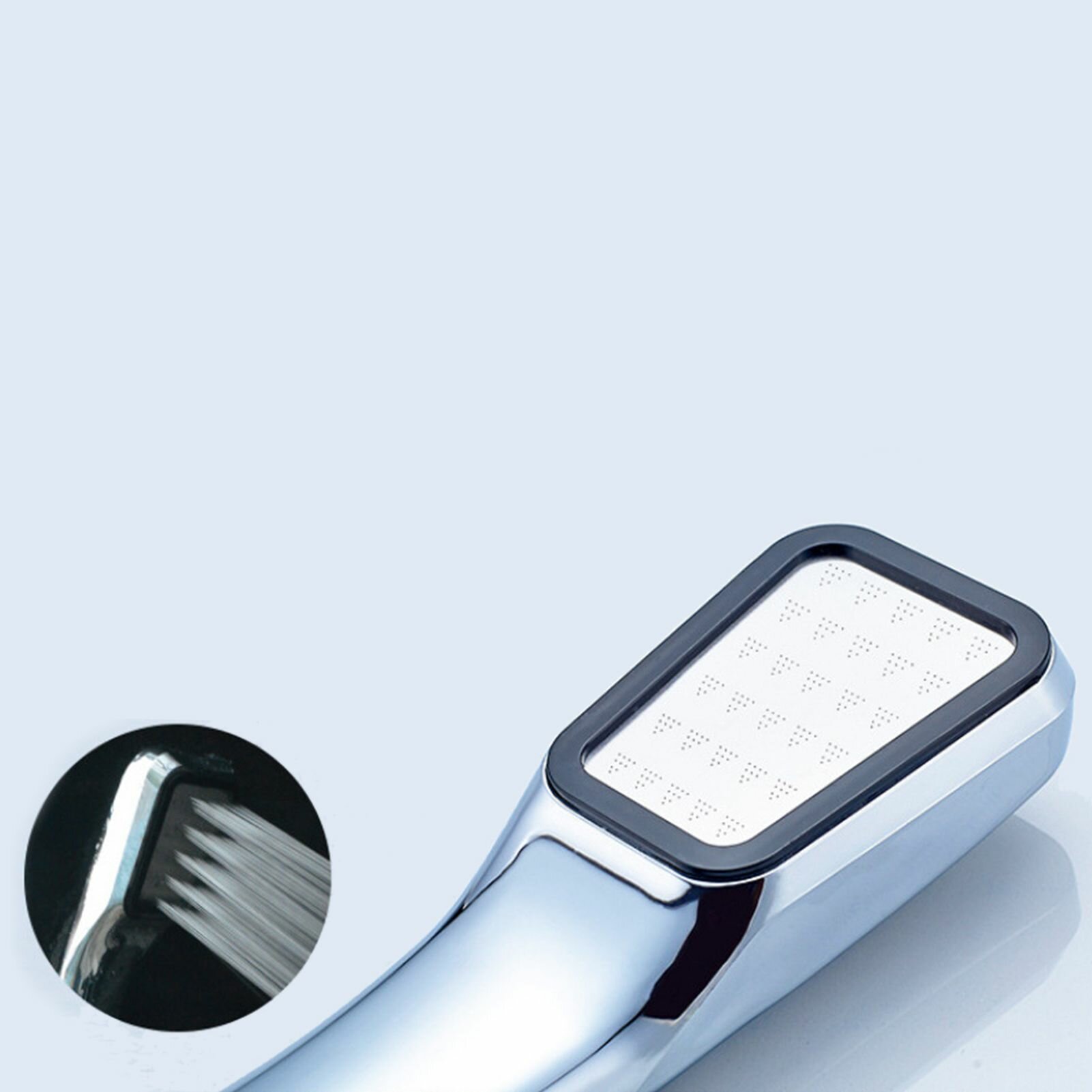 Насадка для душа, 300 отверстий, экономия воды, портативные прямоугольные аксессуары для душа высокого давления (душевая насадка)