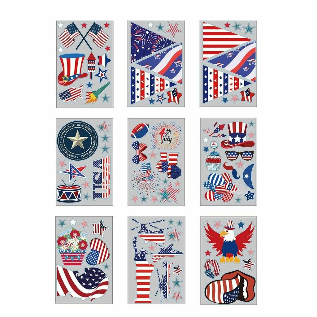 Статические наклейки на День Независимости