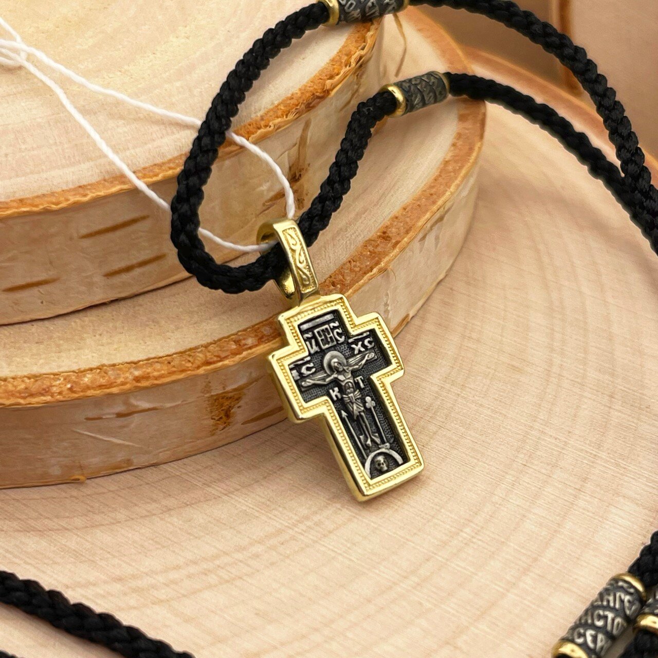 Комплект украшений, серебро, 925 проба, оксидирование, золочение, чернение