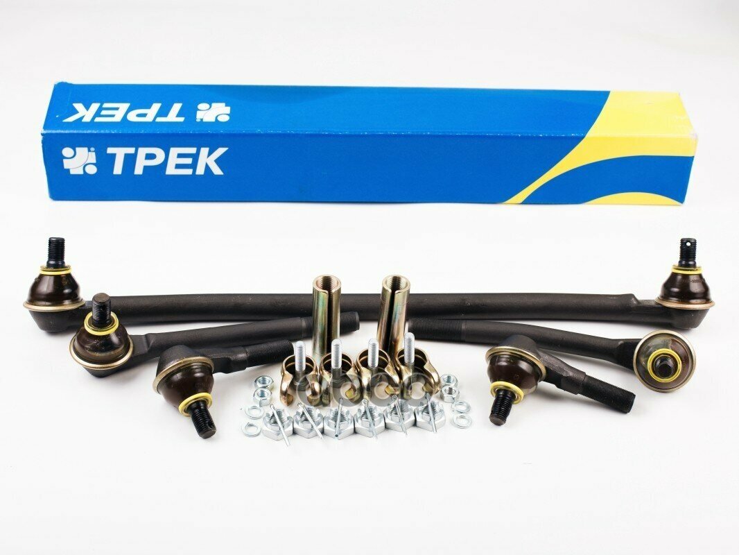 Комплект тяг рулевой трапеции ВАЗ 2101-2107 (серия Чемпион) со скруткой и крепежом Трек арт. ST70-106