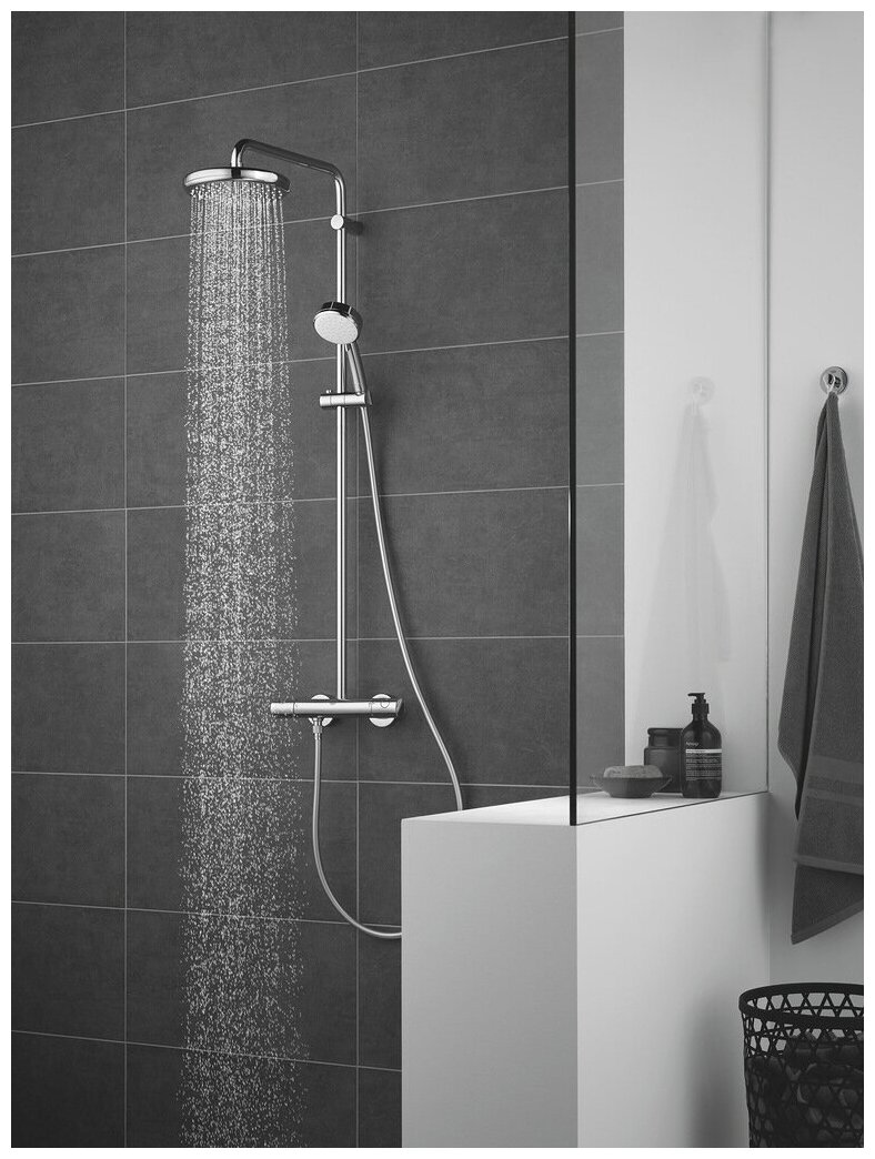 Лейка верхнего душа Grohe Tempesta 210 26408000, хром — купить в ...