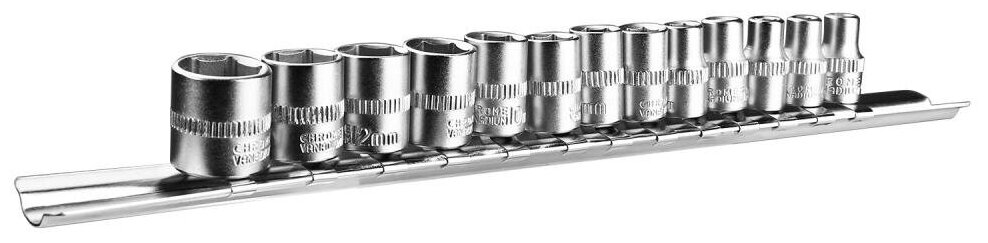 Набор головок 1/4" 4-14мм, 13 предметов, DEKO DKSS13, 065-0327