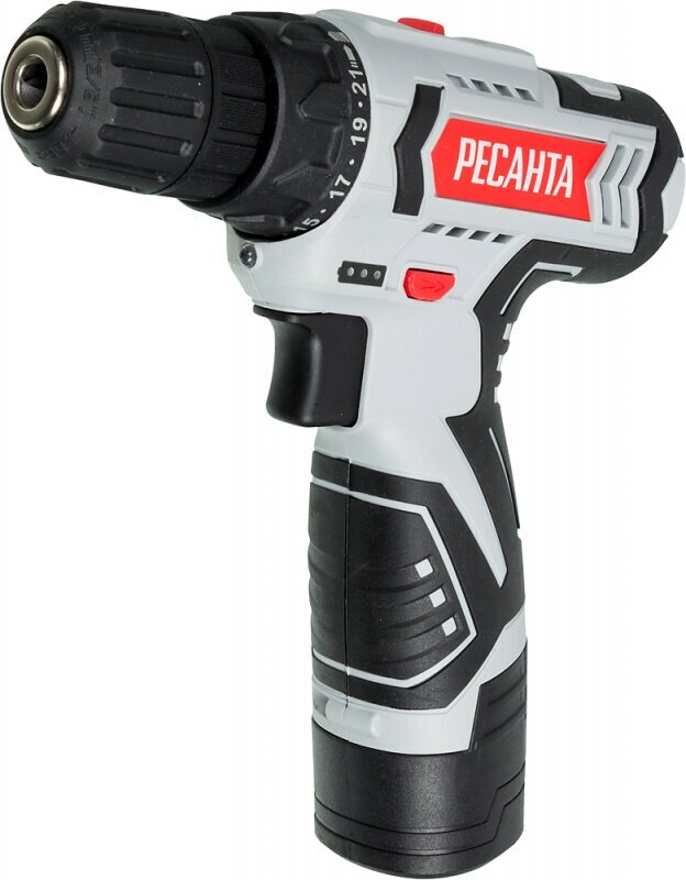 Дрель-шуруповерт РЕСАНТА ДА-12-2ЛК