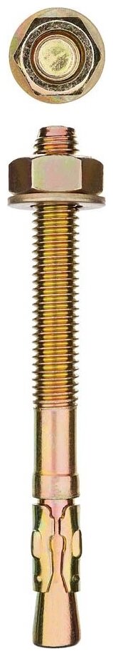 Анкер клиновой, М8 x 105 мм, 40 шт, желтопассивированный, ЗУБР