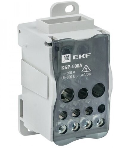 EKF PROxima Блок распределительный КБР на DIN-рейку и монтажную панель 500A