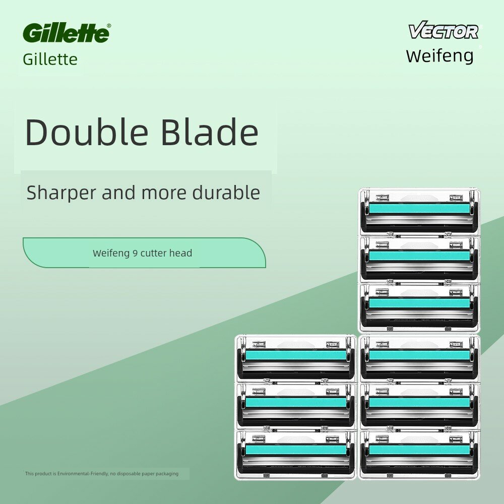 Gillette Запасные лезвия 9 шт. без ручки - Оригинальная замена для бритвы