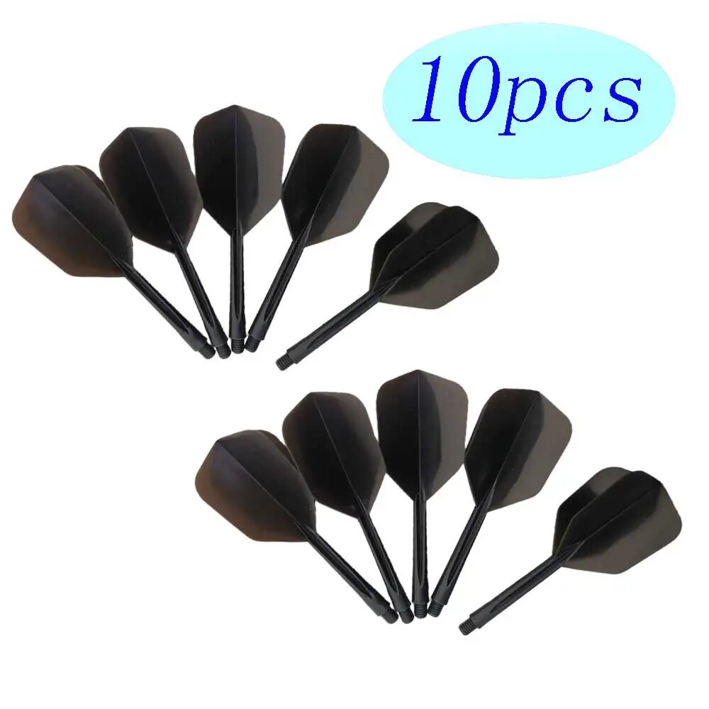 Прозрачные дротики для дартса 2BA 6/10/16 шт. 10pcs black