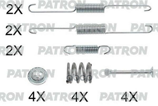 Комплект монтажный тормозных колодок барабанных TOYOTA: YARIS (_P1_) 99- PATRON арт. PSRK0222