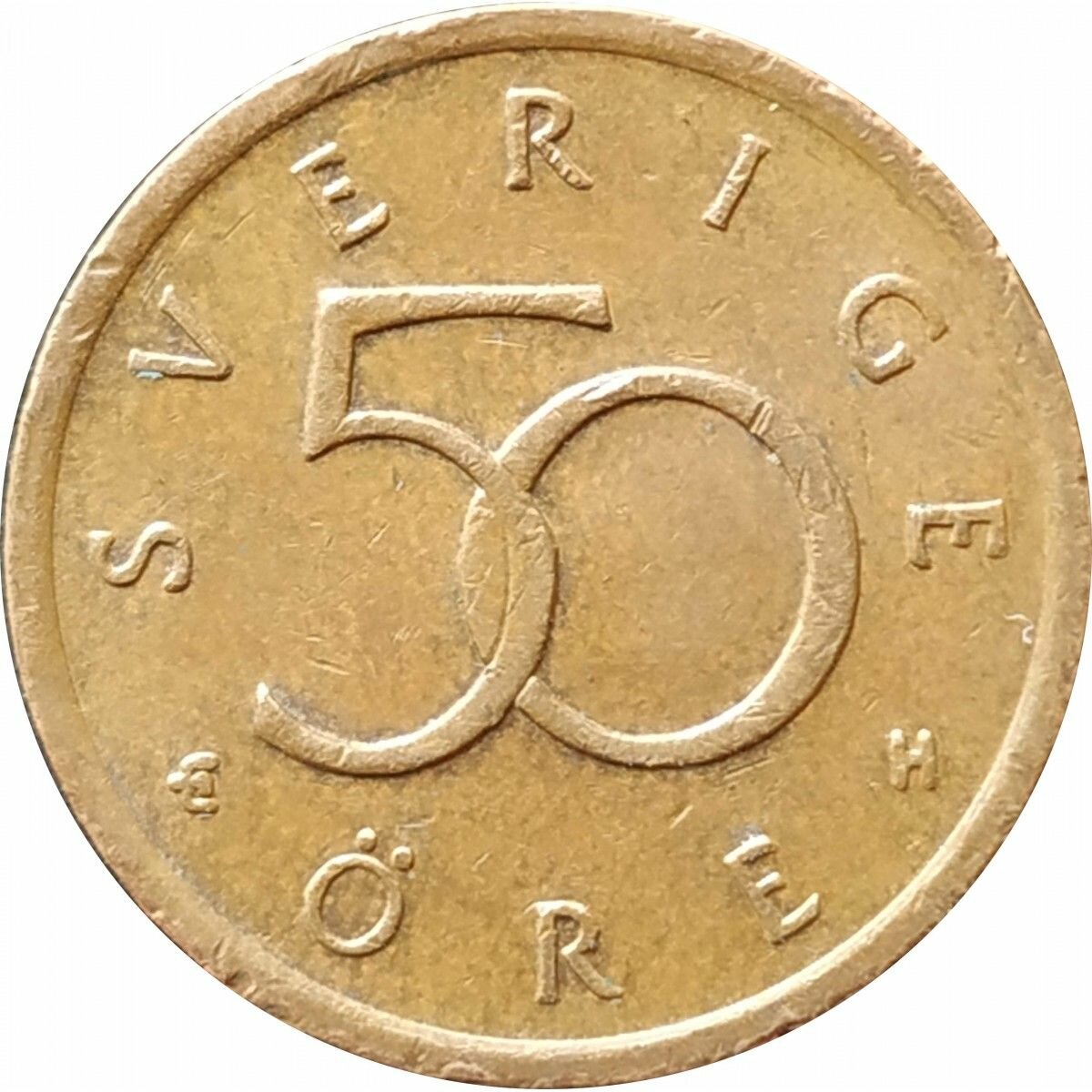 50 эре 2005 Швеция из оборота