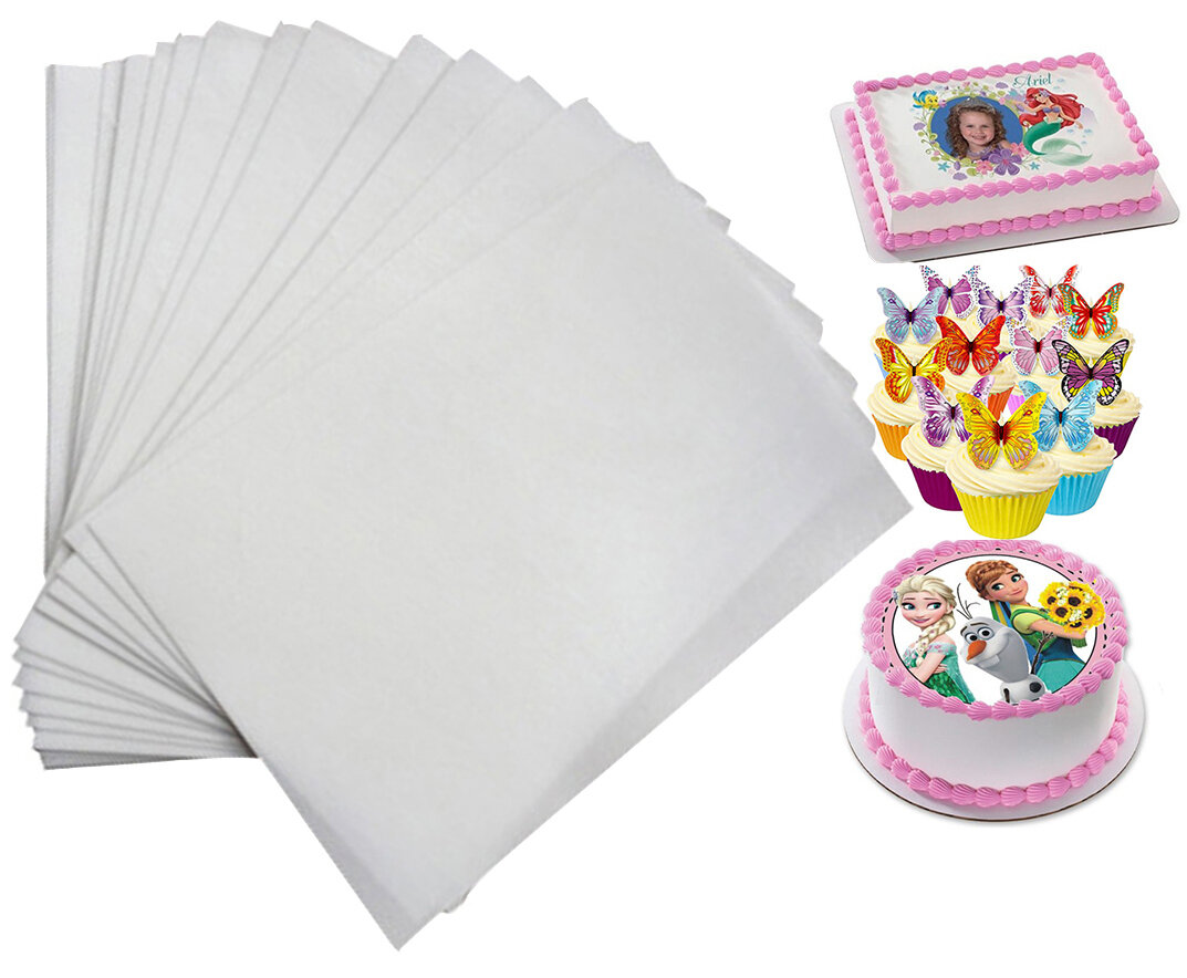 Бумага вафельная белая А4 0,40 мм. PRIME, 50 листов (Набор из 1 шт.)