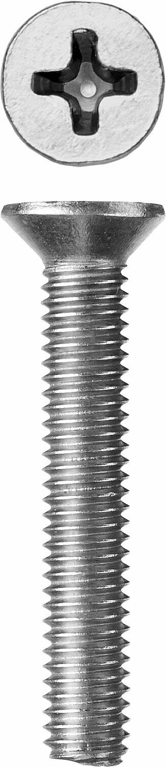 Винт с потайной головкой ЗУБР M5x35мм, DIN 965, кл. пр.4.8, 5кг 303110-05-035