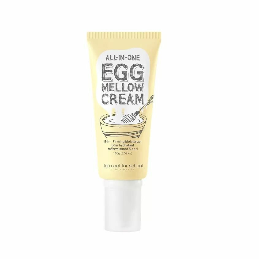 TOO COOL FOR SCHOOL Крем для лица смягчающий EGG MELLOW 5 in 1 Firming Moisturizer, 100 мл